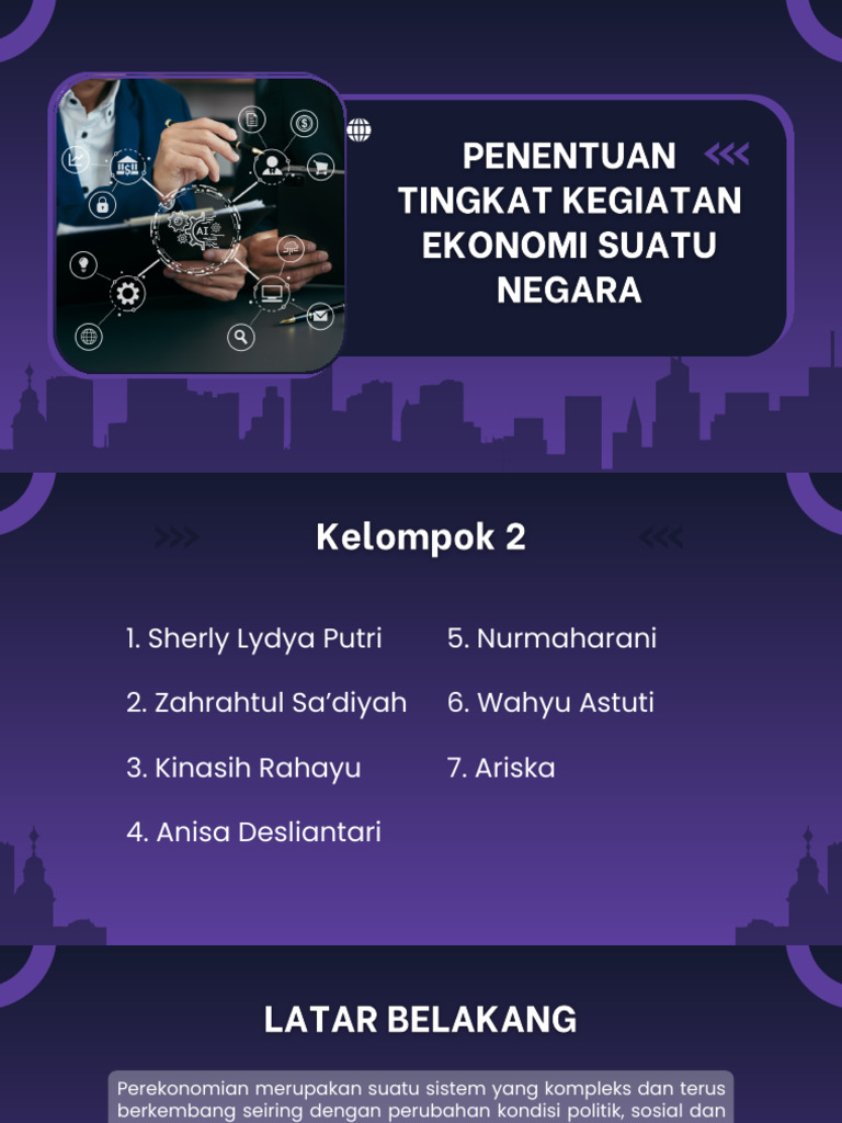 Purple and White Minimalist Digitalization and Its Impact On Economic ...