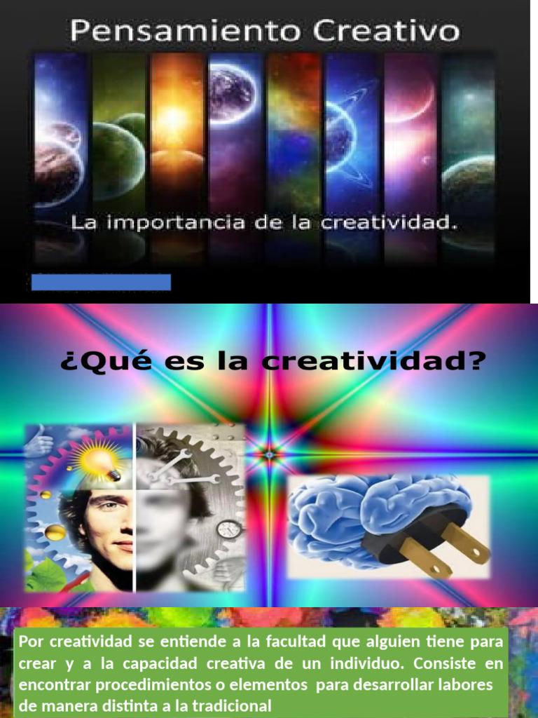 Definición y Importancia de la Creatividad | PDF