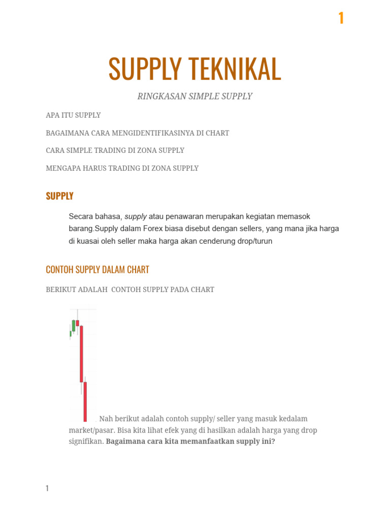 Supply & Deman Teknikal | PDF