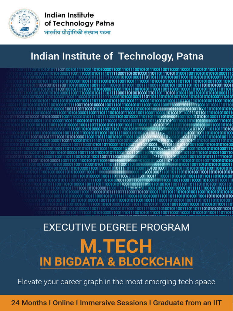Mtech Blockchain Big Data Brochure | PDF | Engineering | Computing