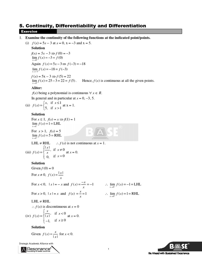 Continuity | PDF | Mathematical Analysis | Mathematics
