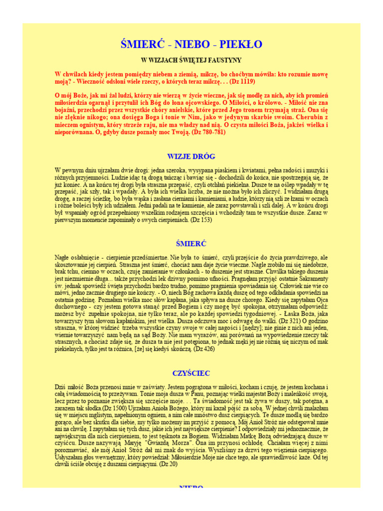 Wizje Faustyny | PDF