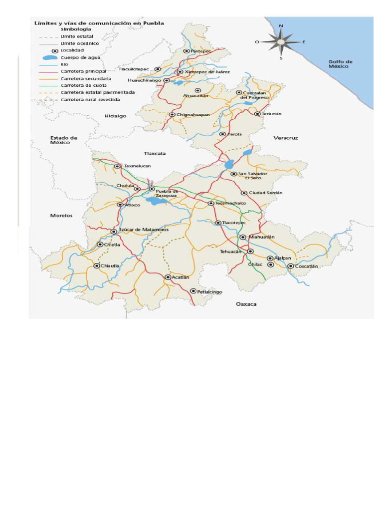 Mapa de Puebla | PDF