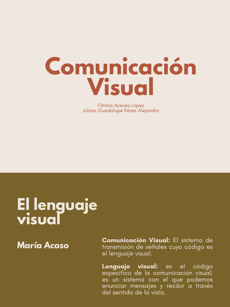Ejemplos de Comunicación Visual | PDF | Comunicación | Cognición