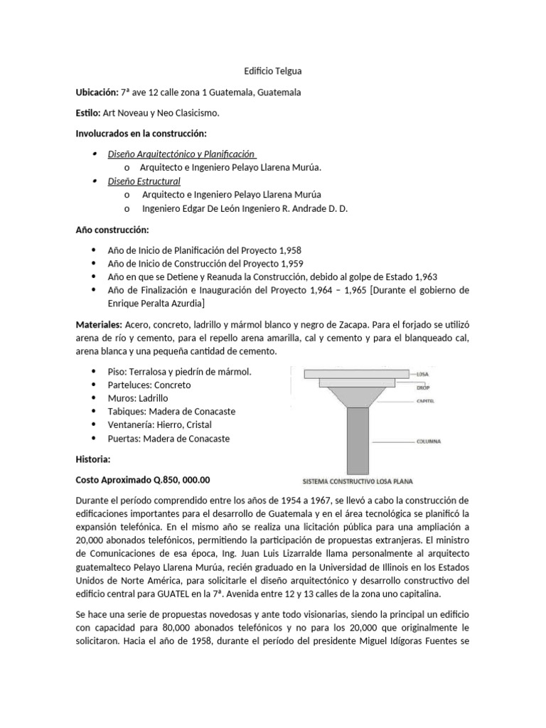 Edificio Telgua | PDF | Guatemala