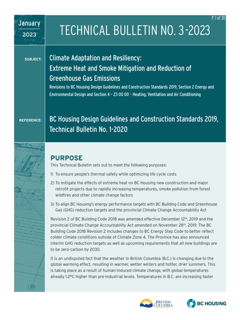 BC Housing Design Guidelines and Construction Standards Technical ...