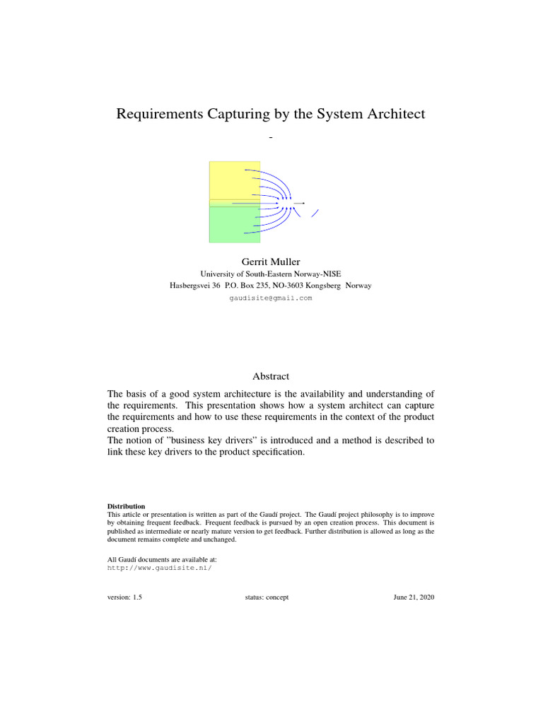 Requirements Paper | PDF | System | Specification (Technical Standard)