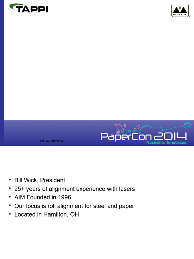 Roll Alignment Paper Machines | PDF | Paper | Industrial Processes
