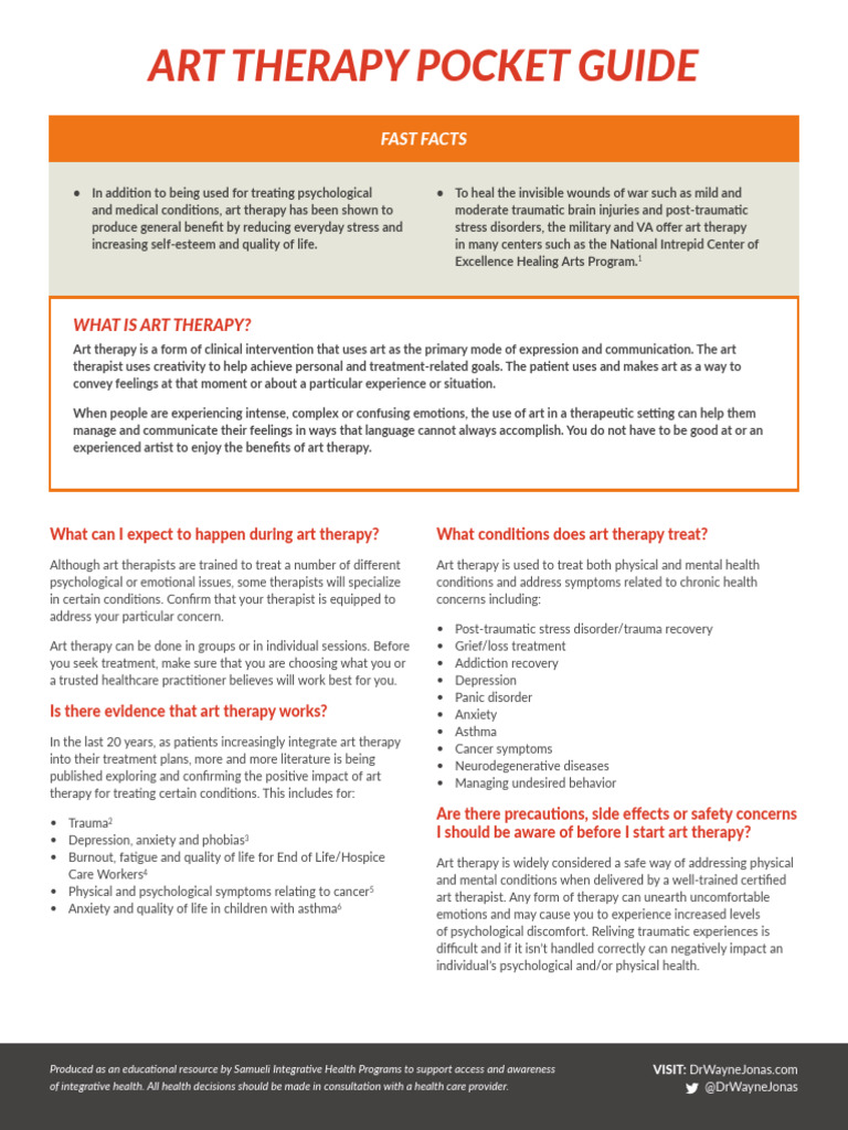 Benefits and Insights of Art Therapy | PDF | Art Therapy | Psychotherapy