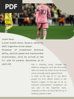 Lionel Messi: Biography and Career Highlights | PDF