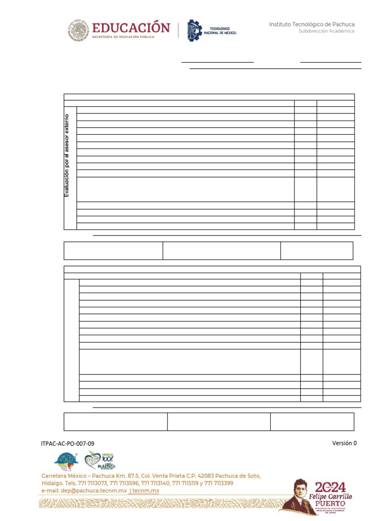 Anexo Xxx. Formato de Evaluación de Reporte de Residencia (3er. Seguimiento) | PDF | Simulación ...