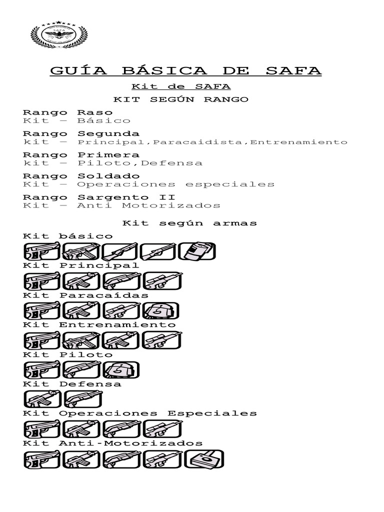 Guia Basica SAFA | PDF