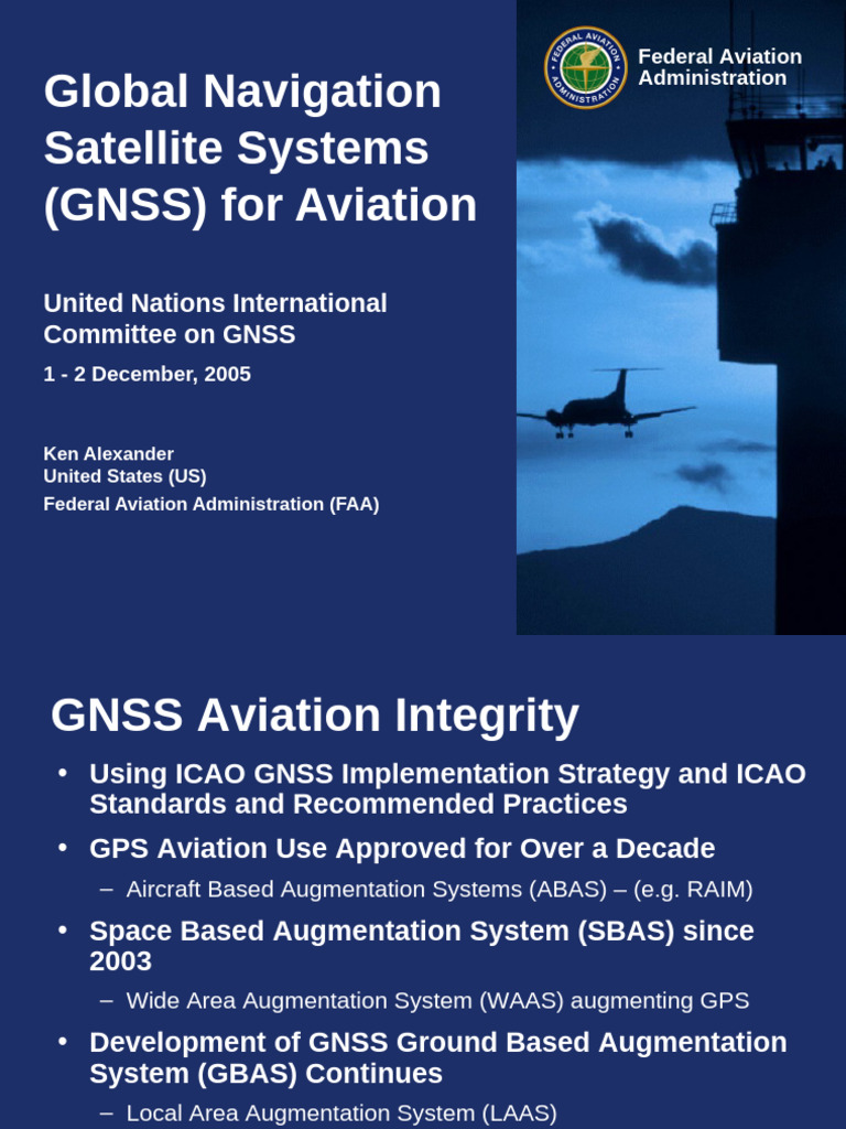 Global Navigation Satellite Systems | PDF | Navigation | Aviation