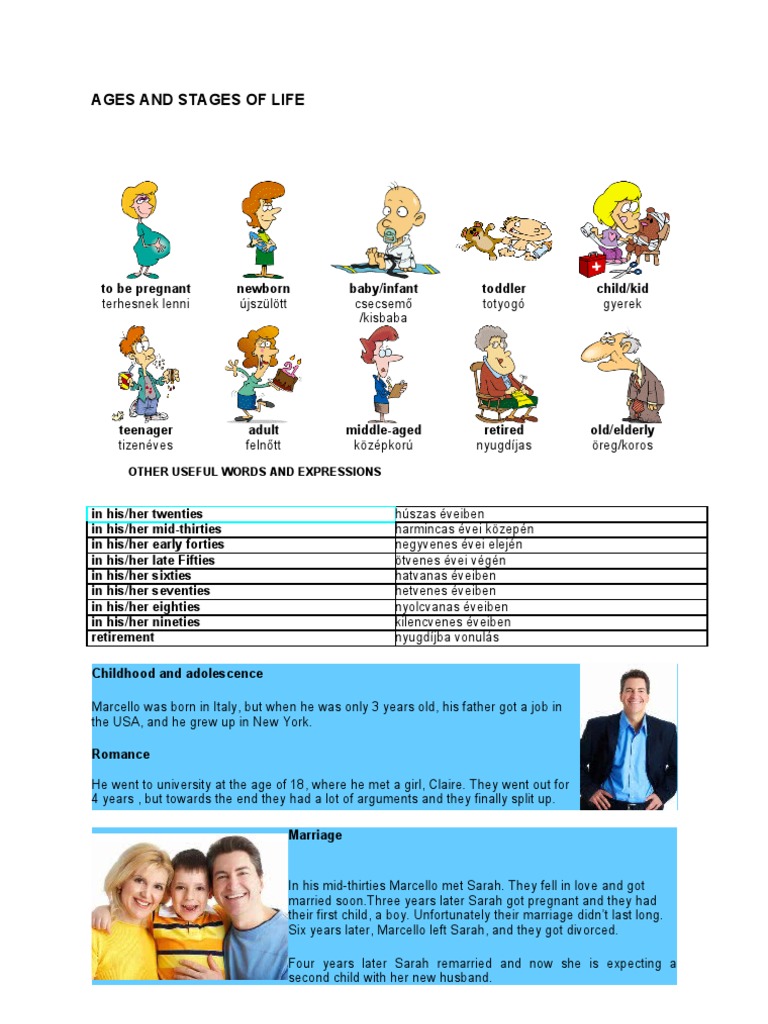 Life Stages from Infancy to Elderly | PDF