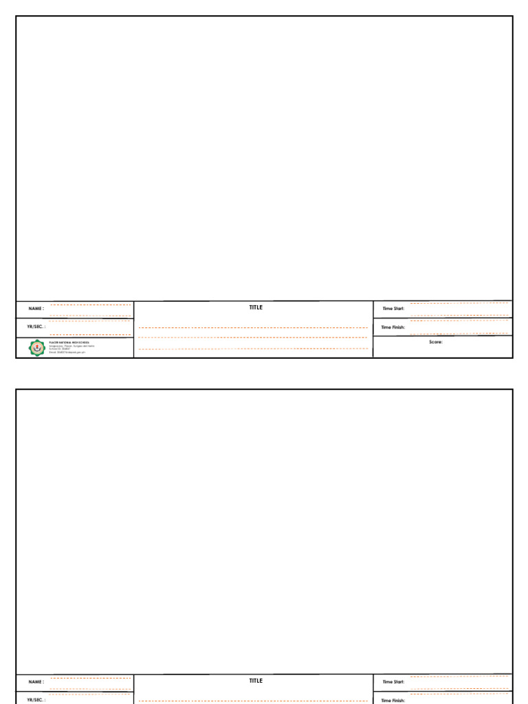 Task Template | PDF