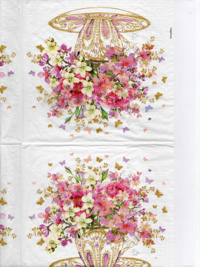 Taza Flores Decoupage | PDF