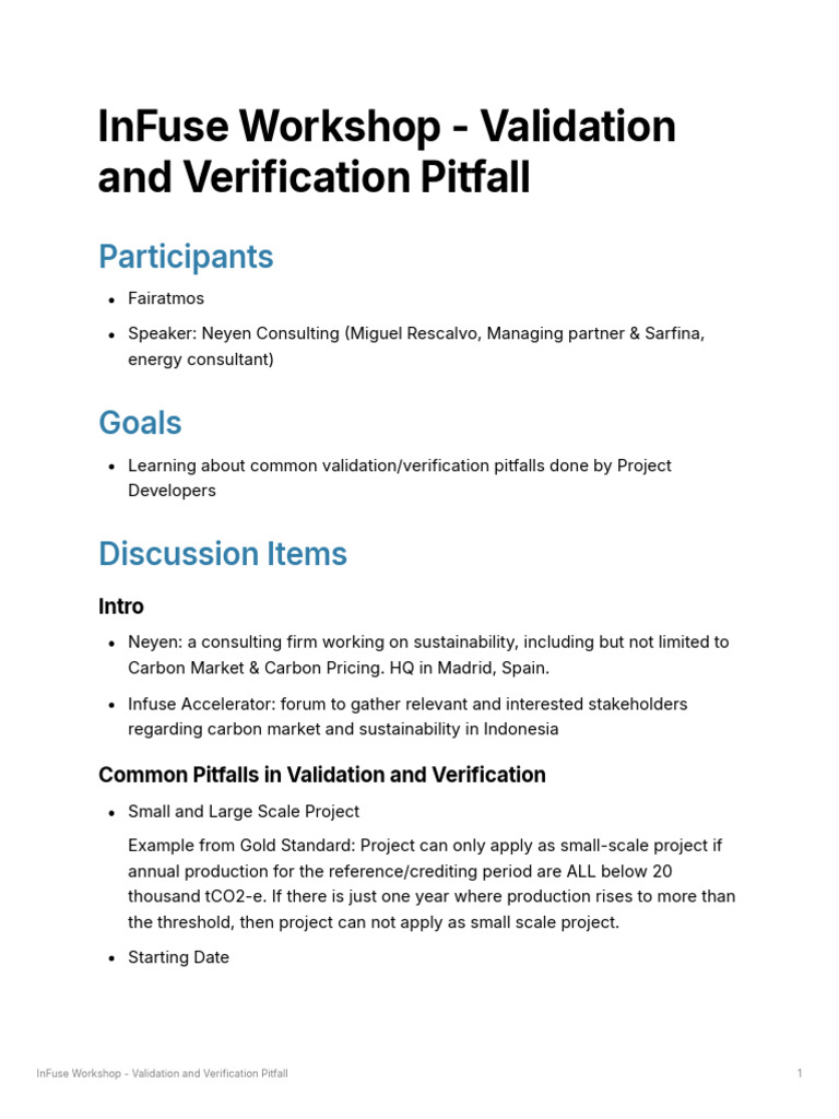 Validation & Verification Pitfalls in Projects | PDF | Verification And ...