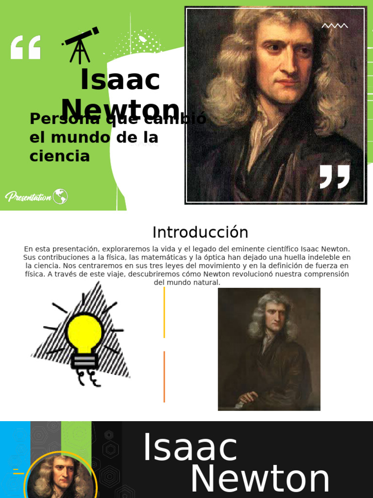 Legado de Isaac Newton y sus leyes | PDF | Filosofía