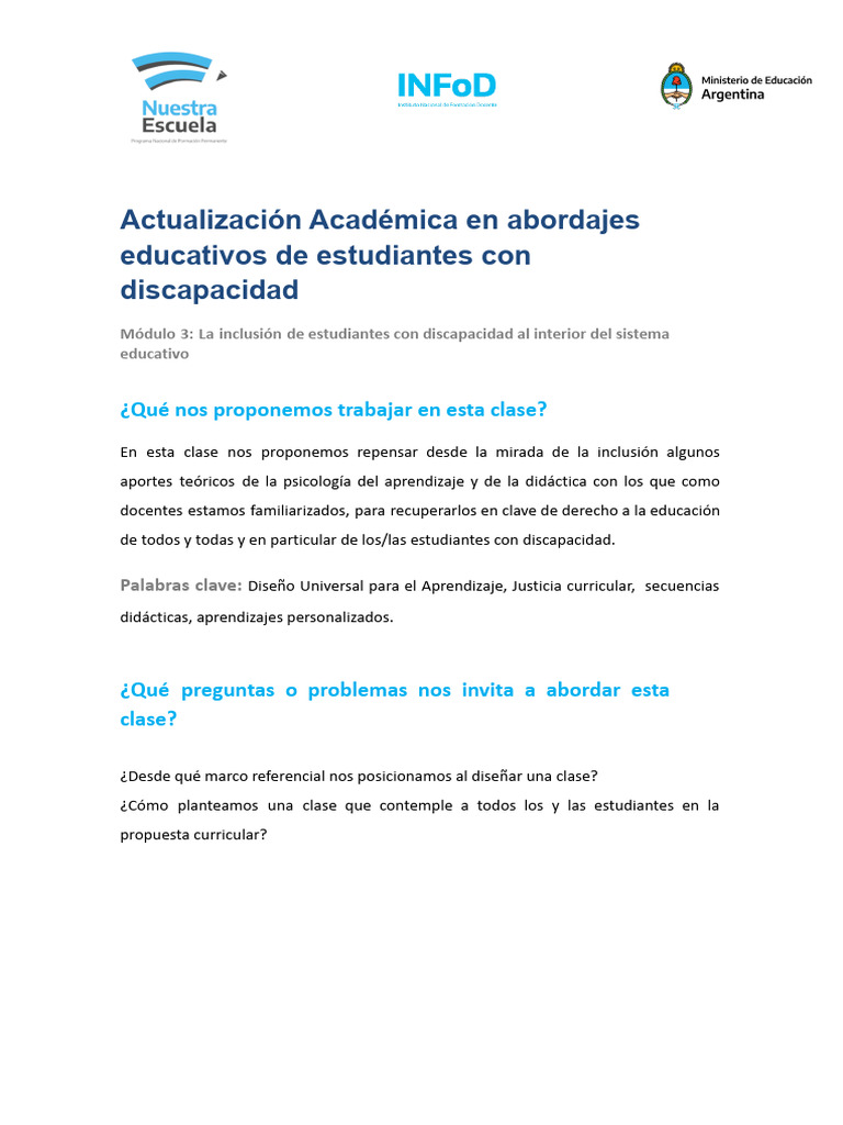 AAEED03 Clase3 | PDF | Aprendizaje | Enseñando