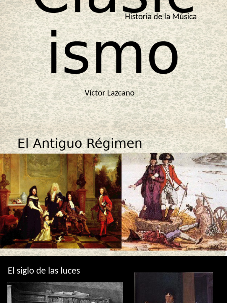 Clasicismo | PDF | Periodo Clásico (Música) | Sonata
