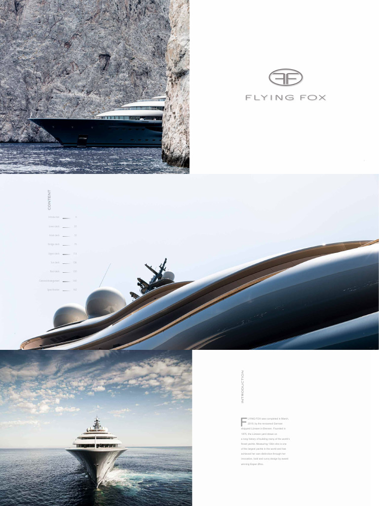 FLYING FOX Broker Friendly Charter Brochure LD | PDF | Bathroom | Deck ...