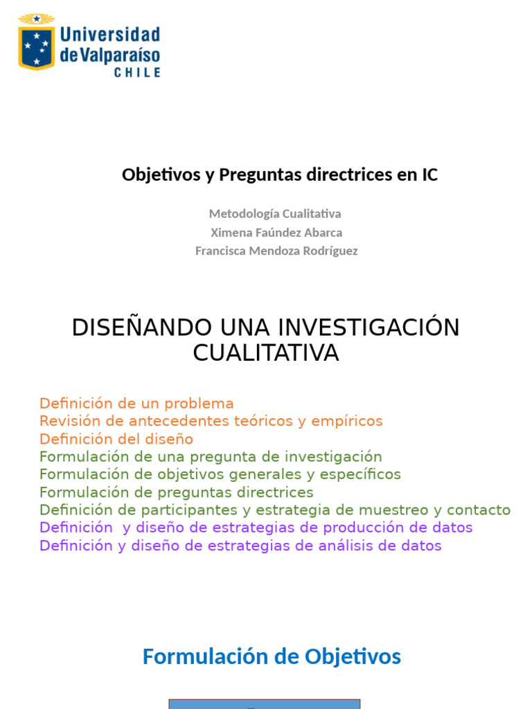 Clase 4 - Objetivos y Preguntas Directrices | PDF | Cognición | Science