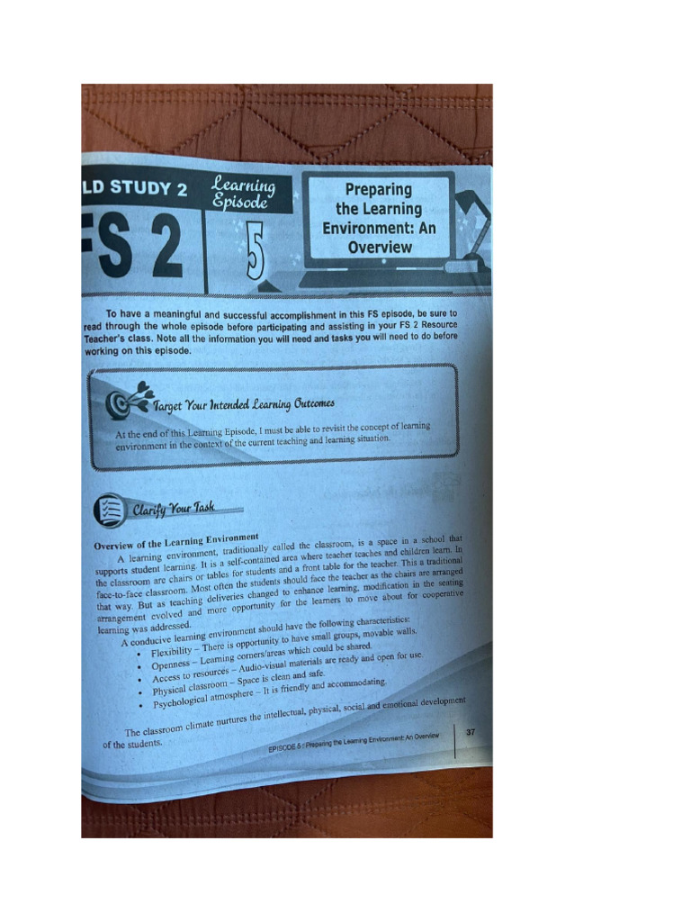 Field Study 2 - Learning Episode 5 | PDF