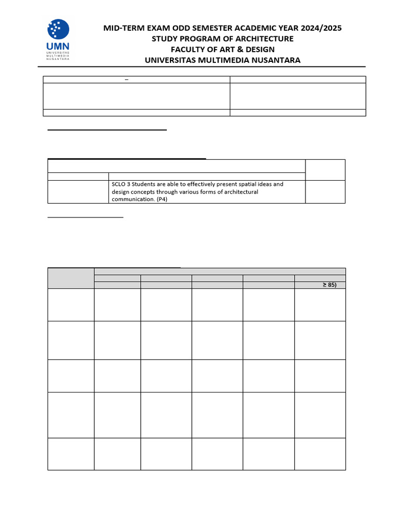 ARS 121-Mid-Term Exam-2024 - 2025 | PDF | Educational Assessment And ...