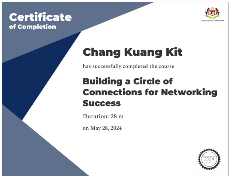Building A Circle of Connections For Networking Success | PDF