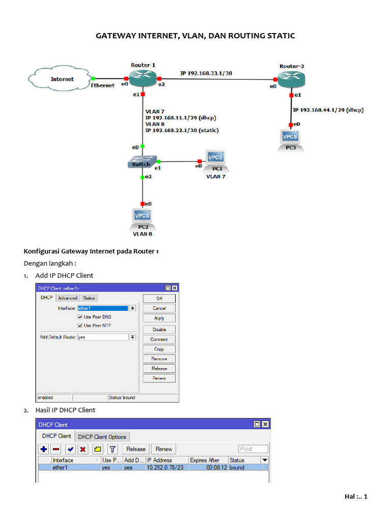 VLAN & Routing | PDF | Griya & Taman | Komputer