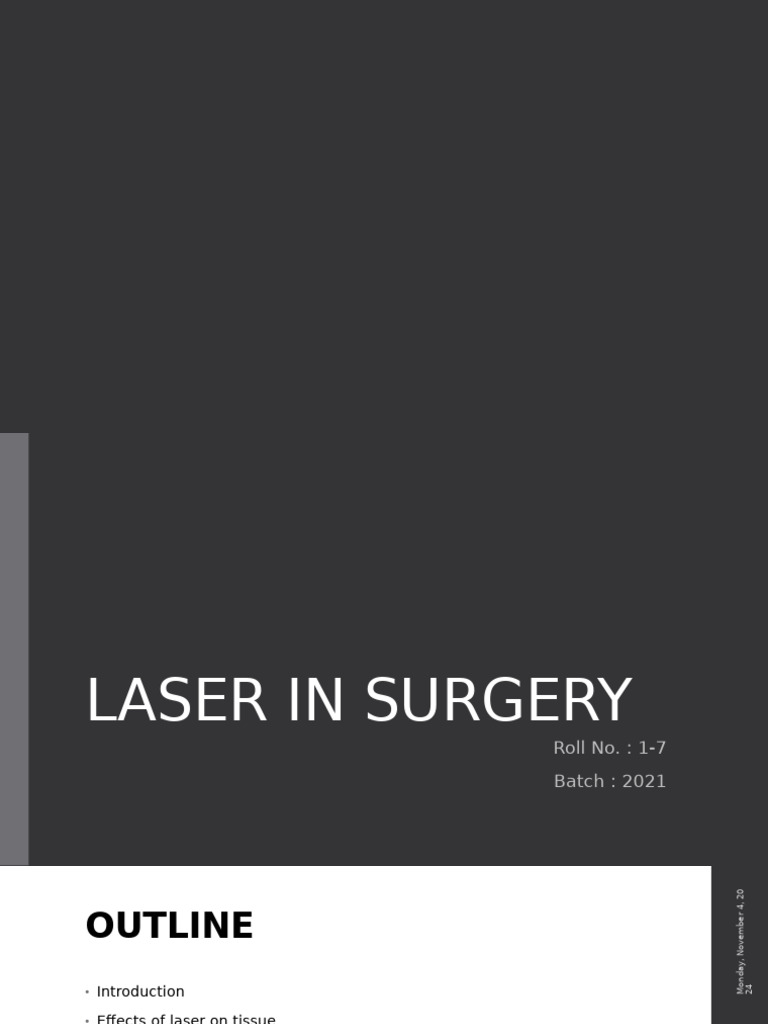 Laser in Surgery | PDF | Laser | Surgery
