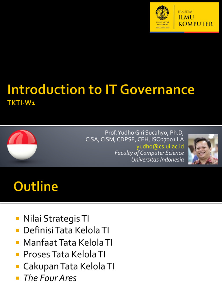 ITGov Chp1 IntroductionToITGovernance 2022 | PDF