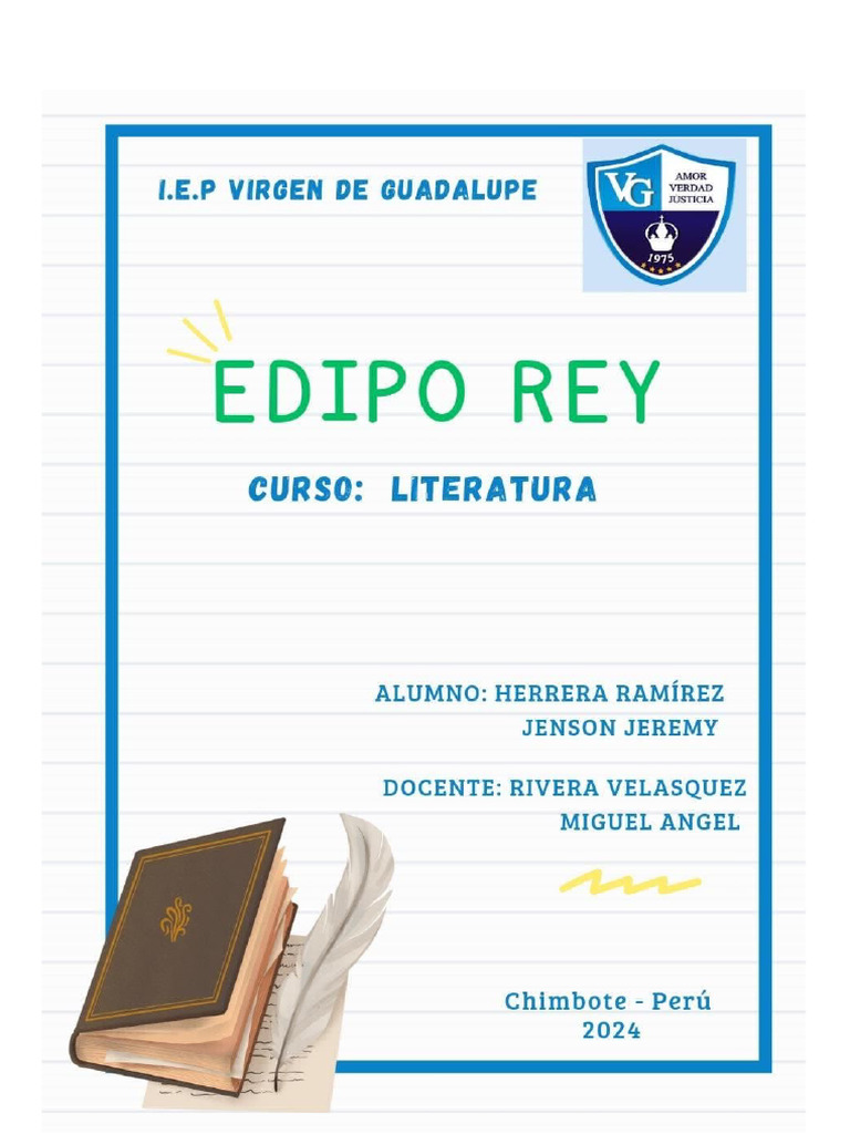 Resumen Edipo Rey | PDF | Edipo | Sófocles