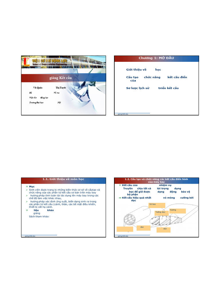 Bai Giang Ket Cau MB c1 2.0m | PDF