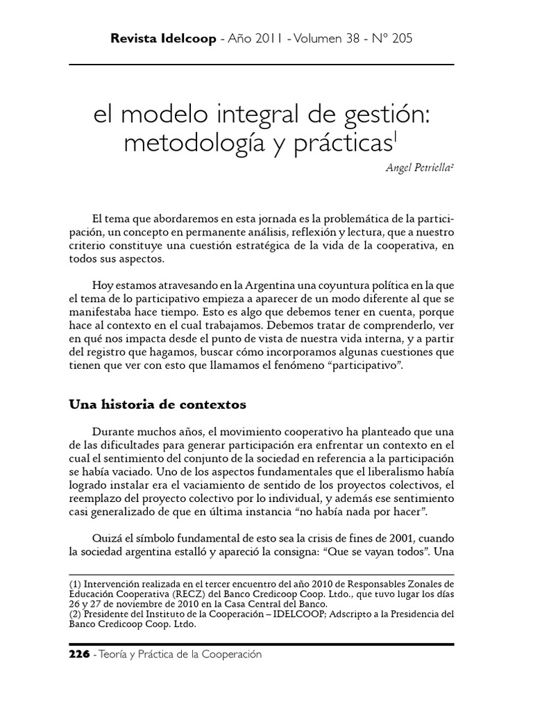 MIG Metodologias y Practicas A. Petriella | PDF | Comportamiento ...