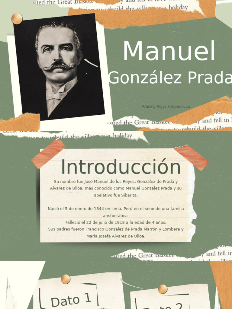 Biografía de Manuel González Prada | PDF