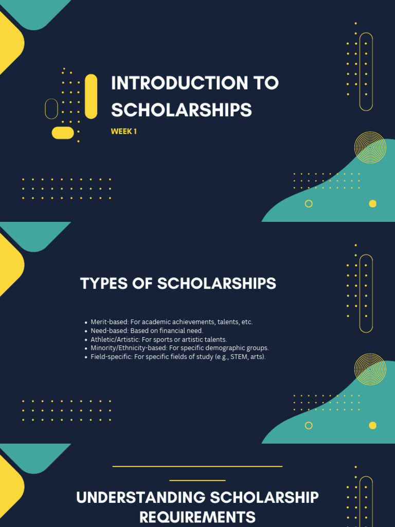 Introduction To Scholarships | PDF | Résumé | Essays