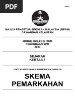 Kertas Soalan Sebenar SPM 2021-2022 - Sejarah | PDF
