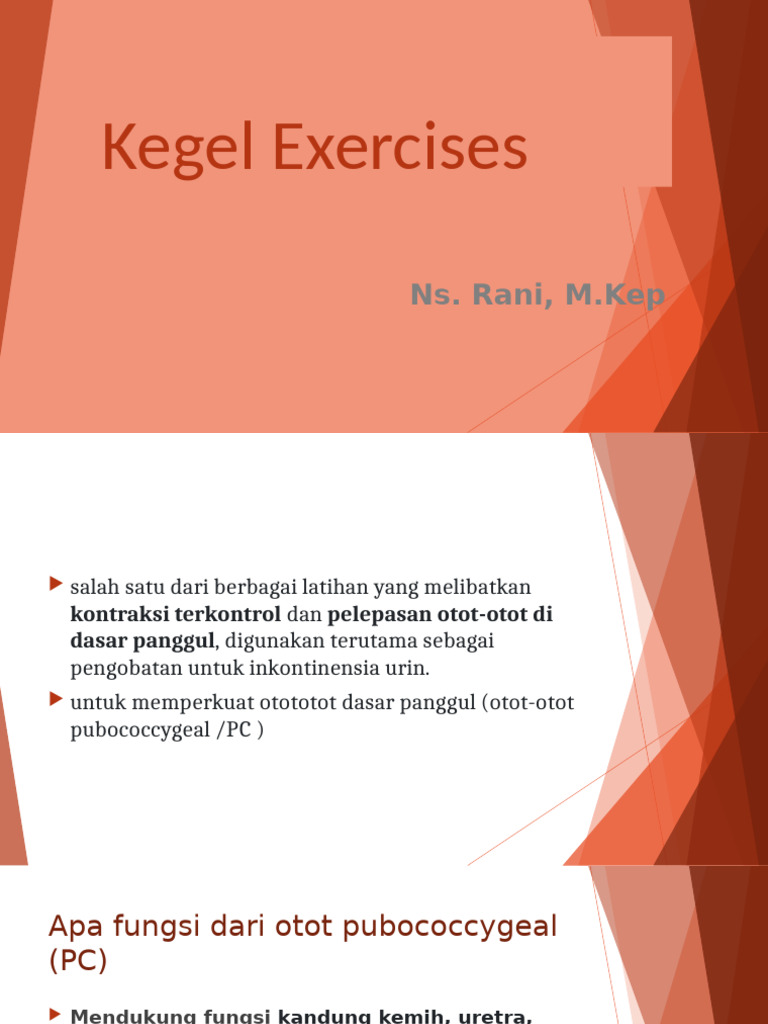 Kegel Exercises | PDF | Kesehatan Holistik | Sains & Matematika