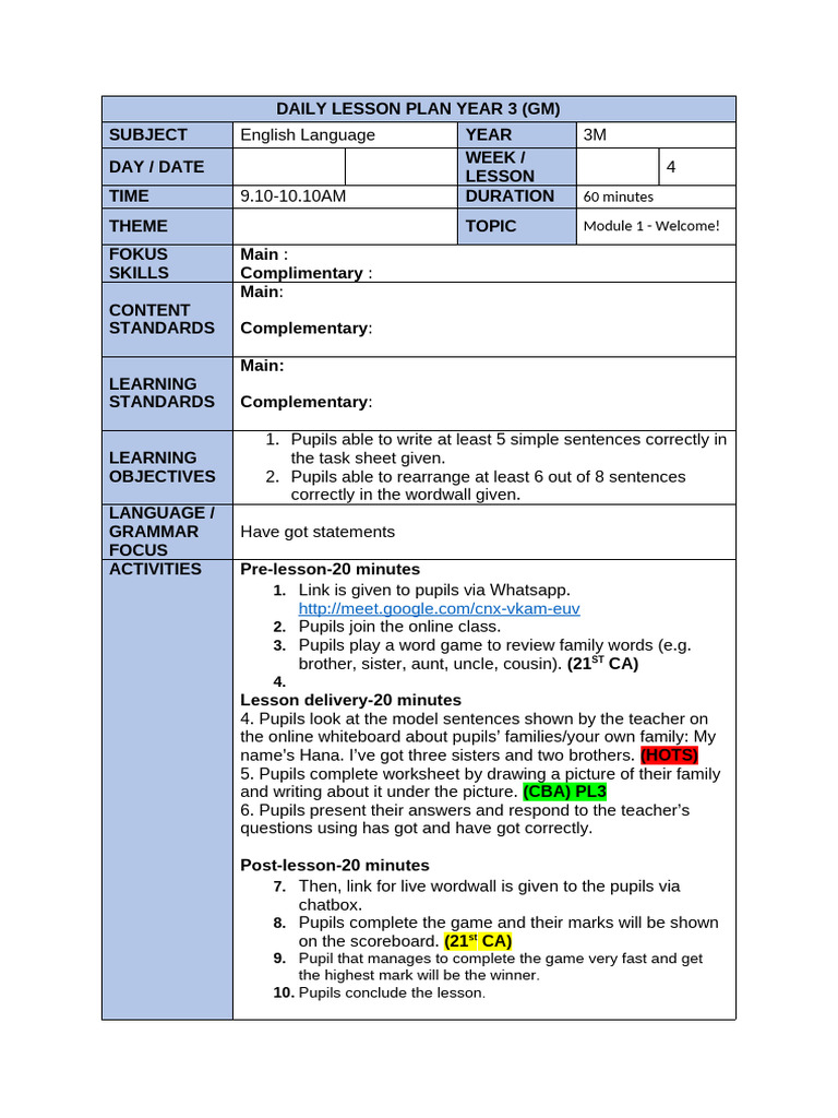 2. TUESDAY | PDF | Teachers | Lesson Plan