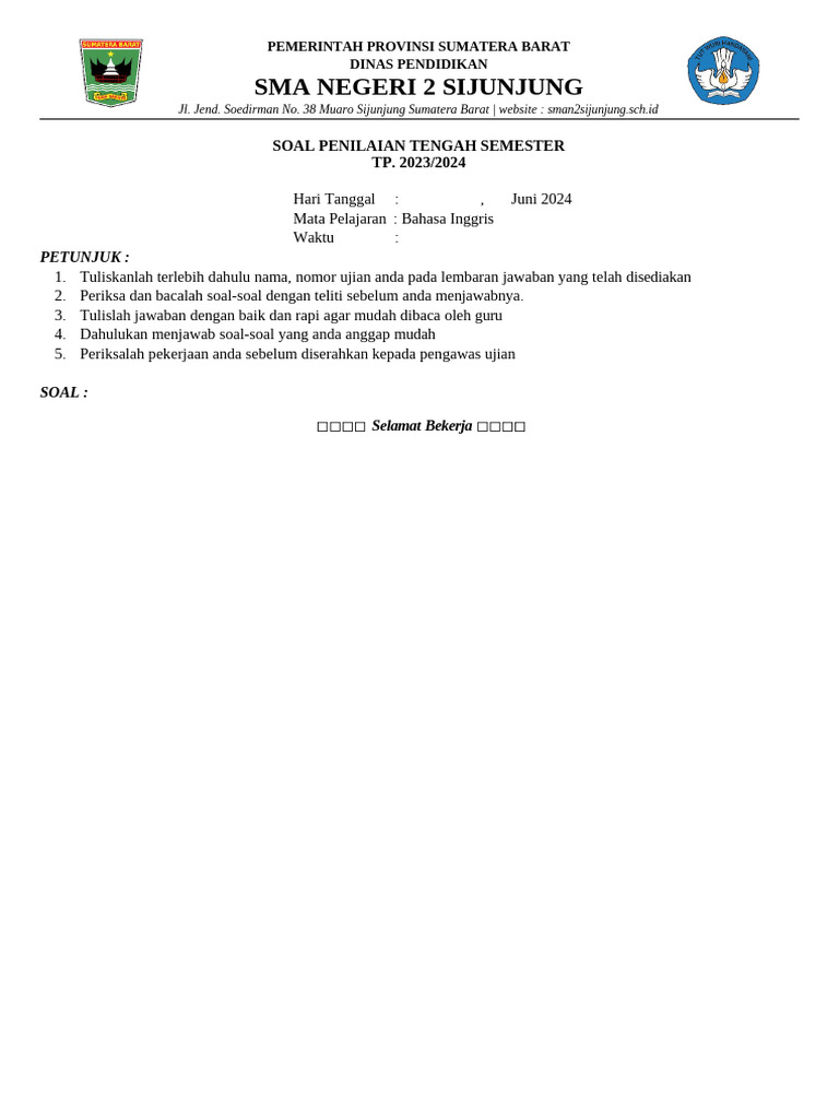 Master Soal UAS Matematika Kurikulum Merdeka | PDF