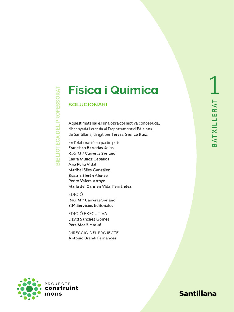 Sol T1 1r Batxillerat - CM - CTLN - Unitat 1 | PDF