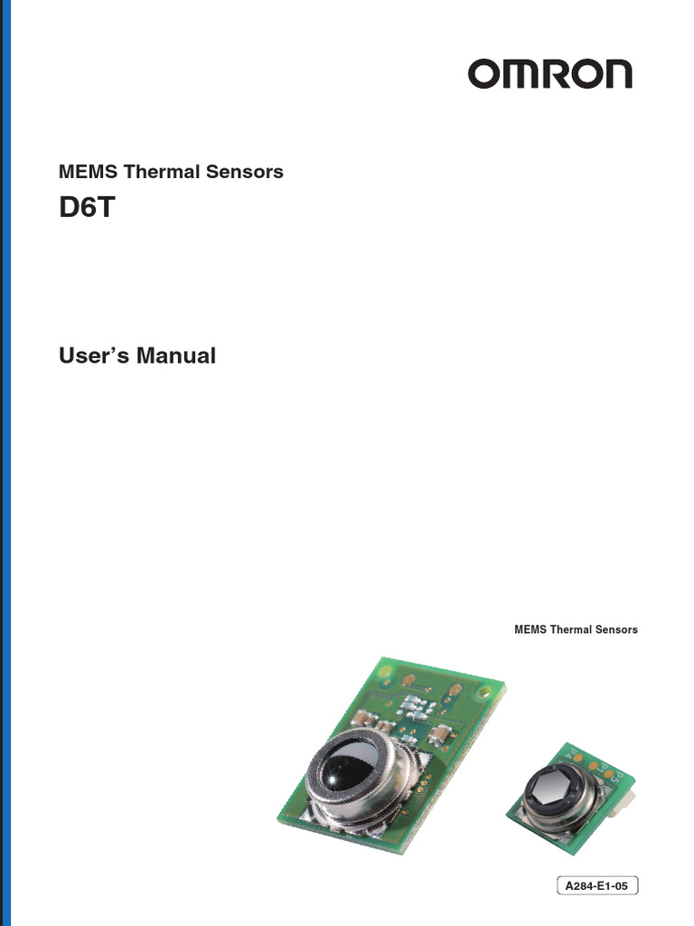 User's Manual: MEMS Thermal Sensors | PDF | Infrared | Computer Engineering
