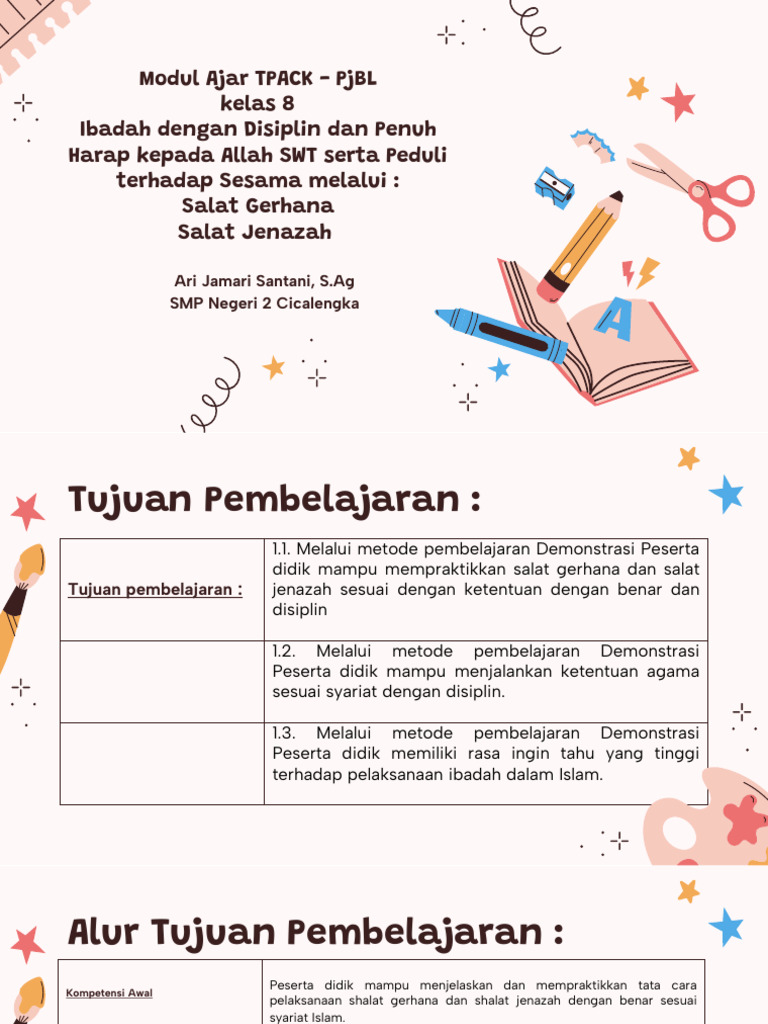 Modul Ajar Tpack | PDF
