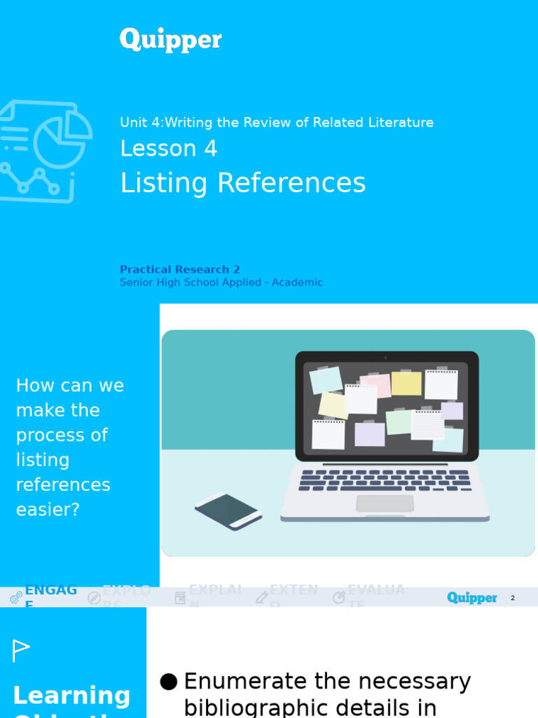 LESSON 4 - Listing References | PDF | Citation | Apa Style