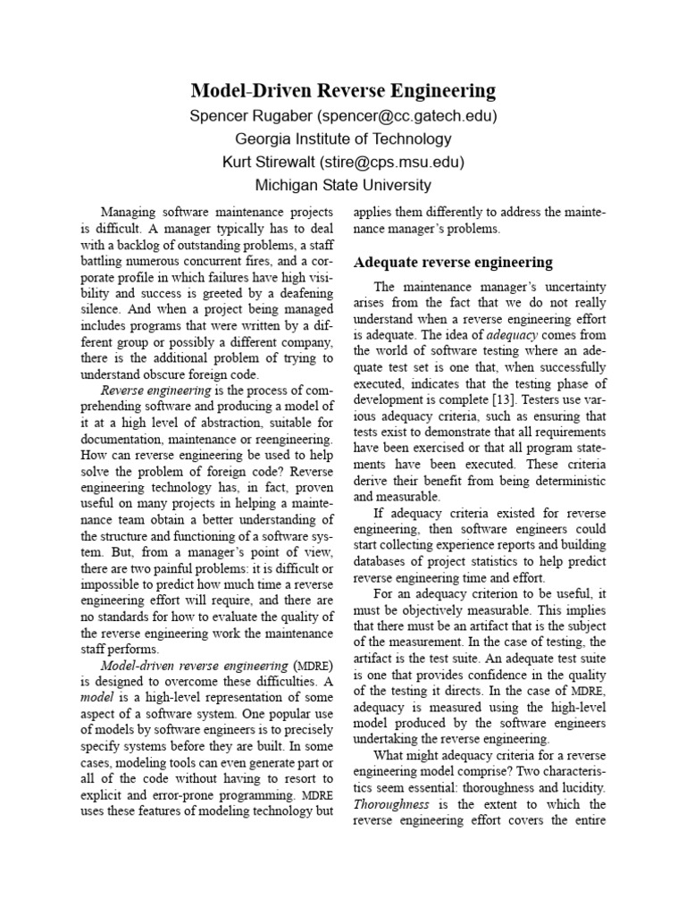 Model Driven | PDF | Mathematics | Computing