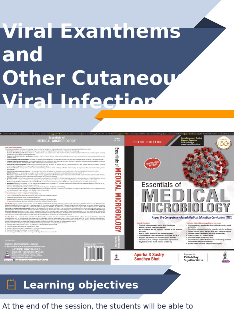 Viral Exanthems and Herpes Infections | PDF | Virus | Measles