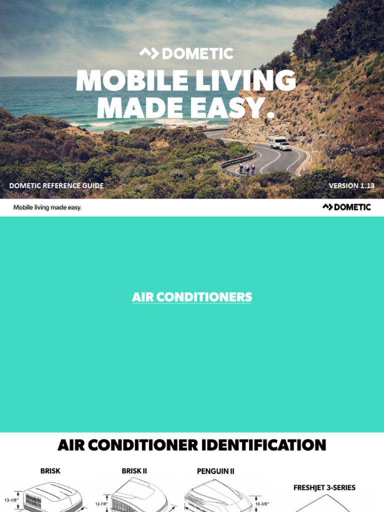 Dometic Air Conditioner Reference Guide | PDF | Thermostat | Air ...