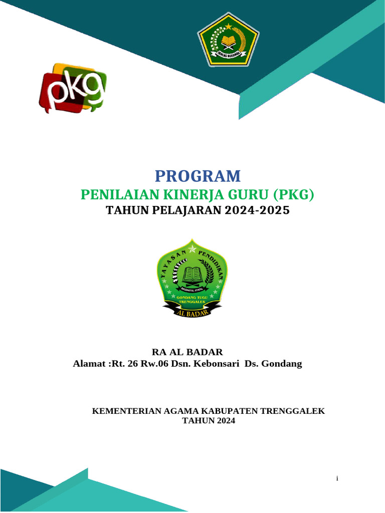 1 PROGRAM PKG RA 2024 - 2025 - Ok | PDF