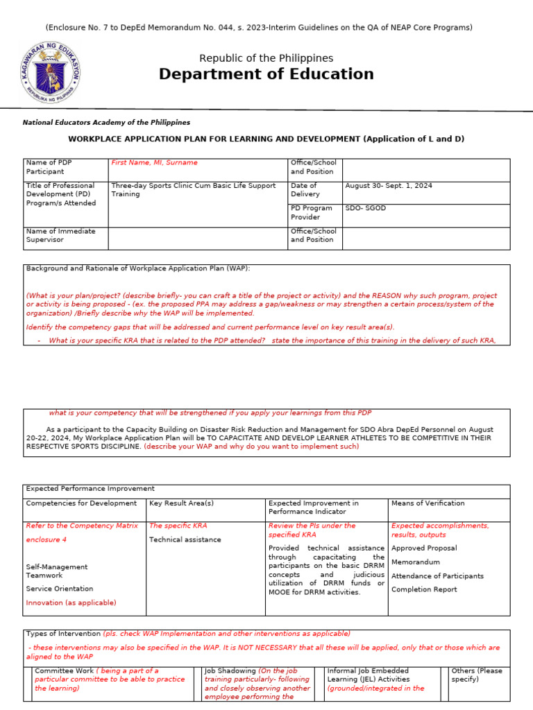 Sample-WAP-sports | PDF | Learning | Cognition
